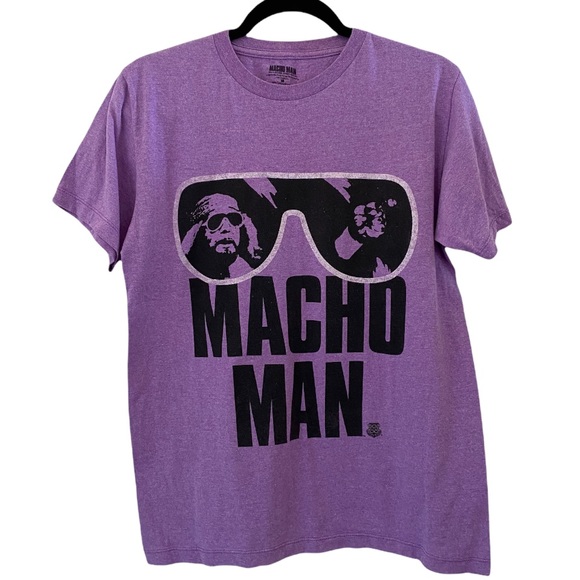 WWE | Shirts | Wwe Macho Man Purple Tee Size Medium | Poshmark